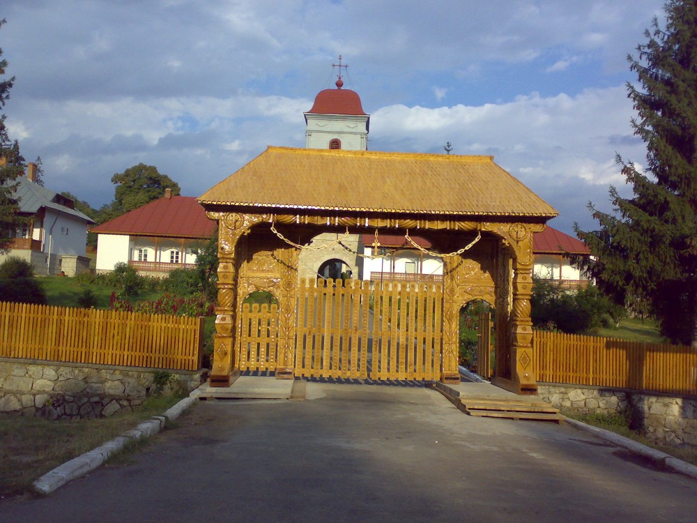 Porti Maramuresene sculptate manual in lemn - TeoBarsan.ro